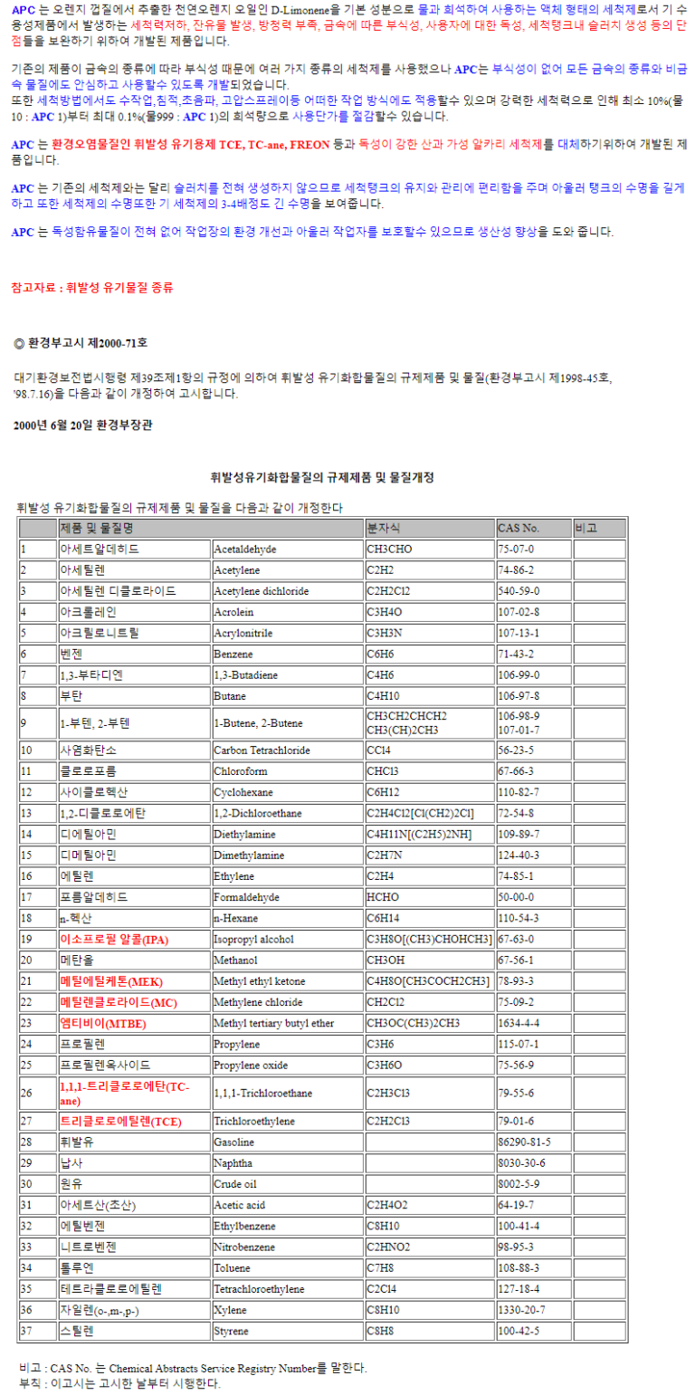 ALT Power Cleaner - 국제기업사